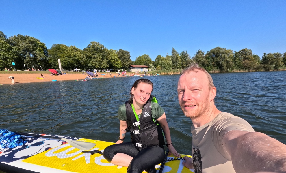 Mit dem SUP auf dem Mainparksee bei Mainaschaff - wanderrattes blog ...
